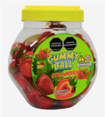 GOMAS SANDIA GUMMY BALL tarro x30undx18g c/u